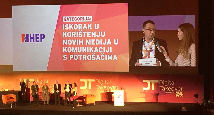 HEP grupa - HEP dobio priznanje za iskorak u korištenju novih medija u komunikaciji s potrošačima